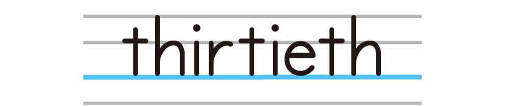 thirtieth